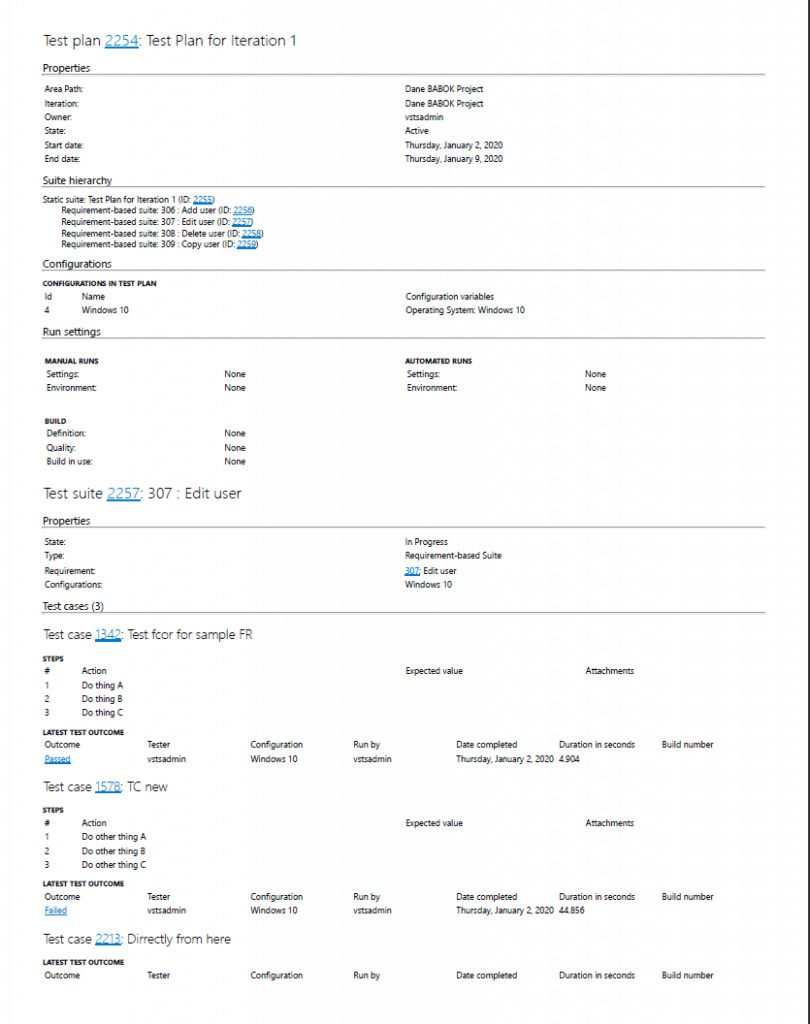 Documenting Azure DevOps Test Plans - Modern Requirements