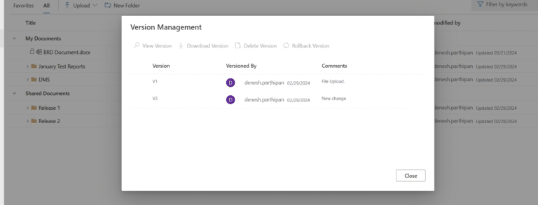 Azure DevOps Document Management