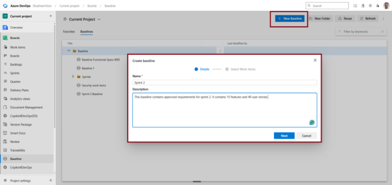 How to Baseline Requirements in Azure DevOps (Step by Step)